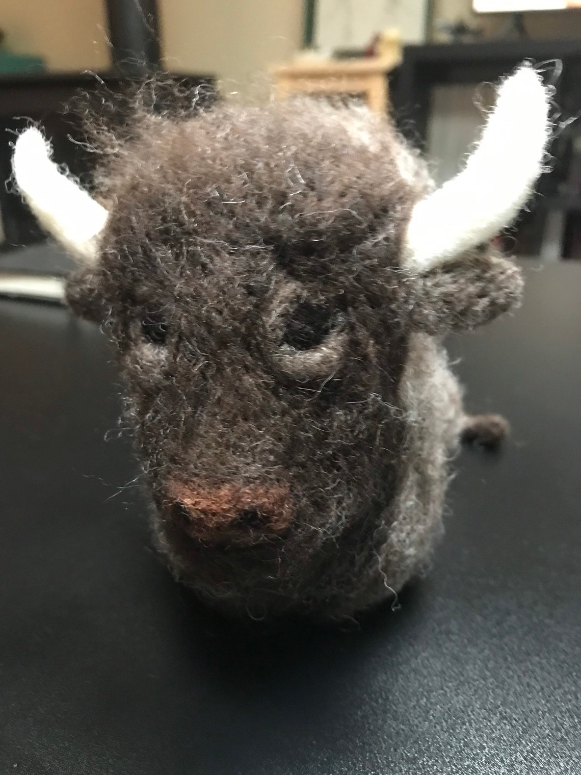 Needle Felted Bison - Etsy