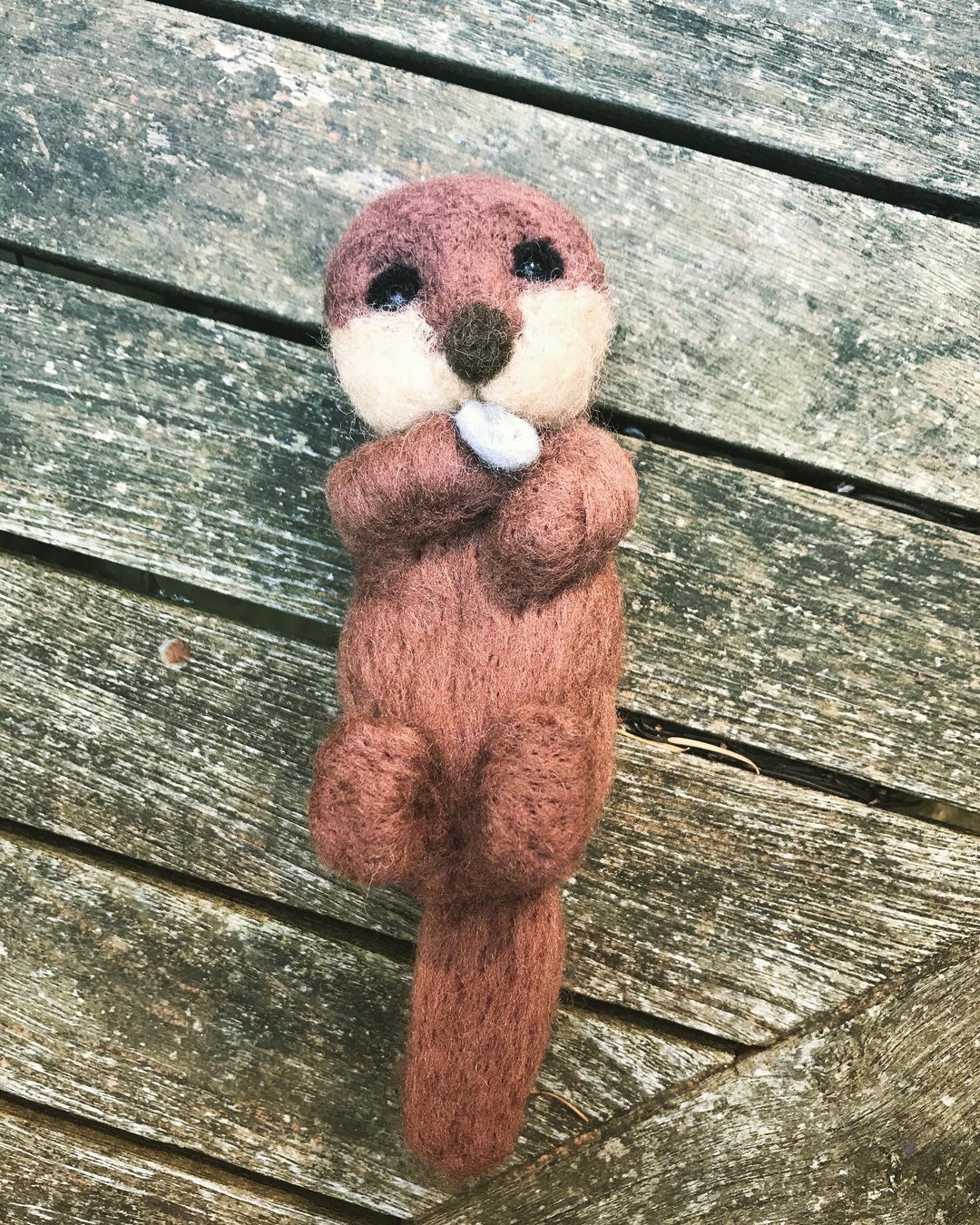 Needle Felted Otter - Etsy