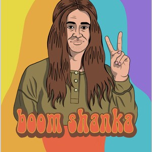 The Young Ones Inspired Printable, Neil, Boom Shanka, DIGITAL DOWNLOAD ...