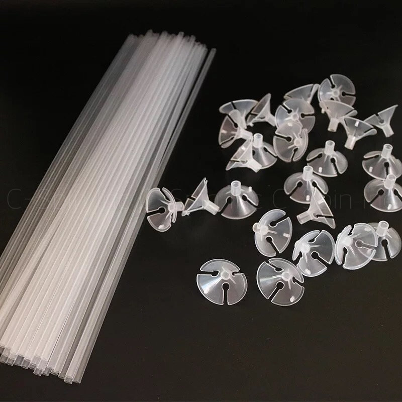 Long Latex Balloon Sticks With Cups Birthday Wedding Party Balloons ...