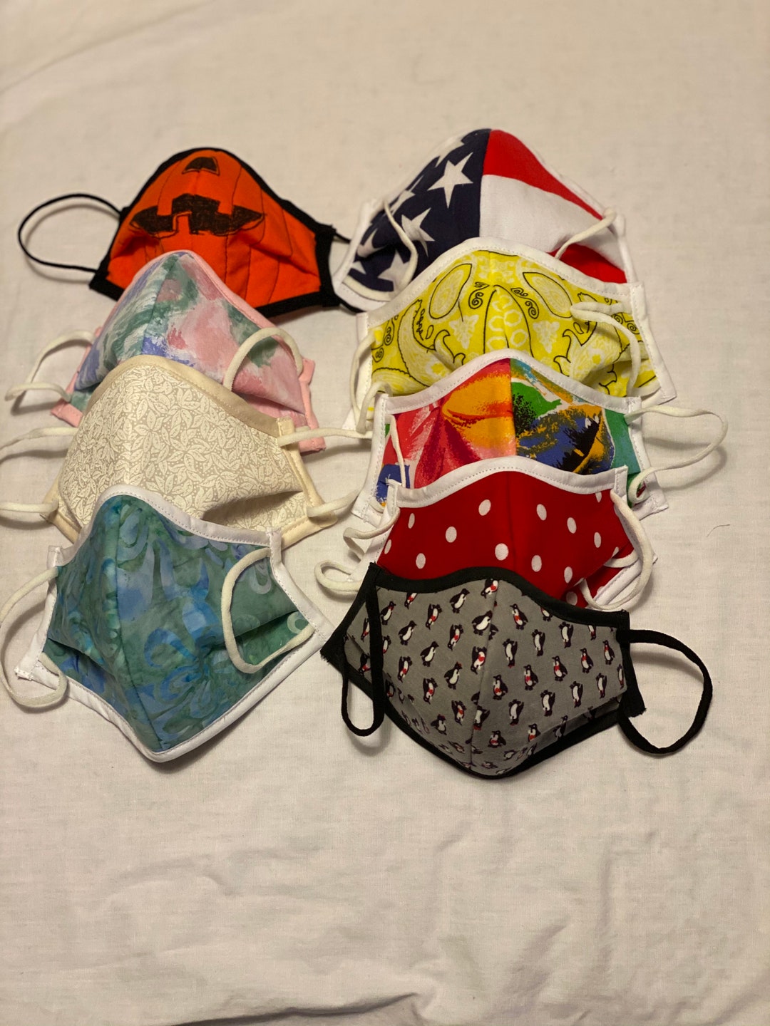 Triple Layered Face Masks-machine Washable and Dry-able, Built in ...