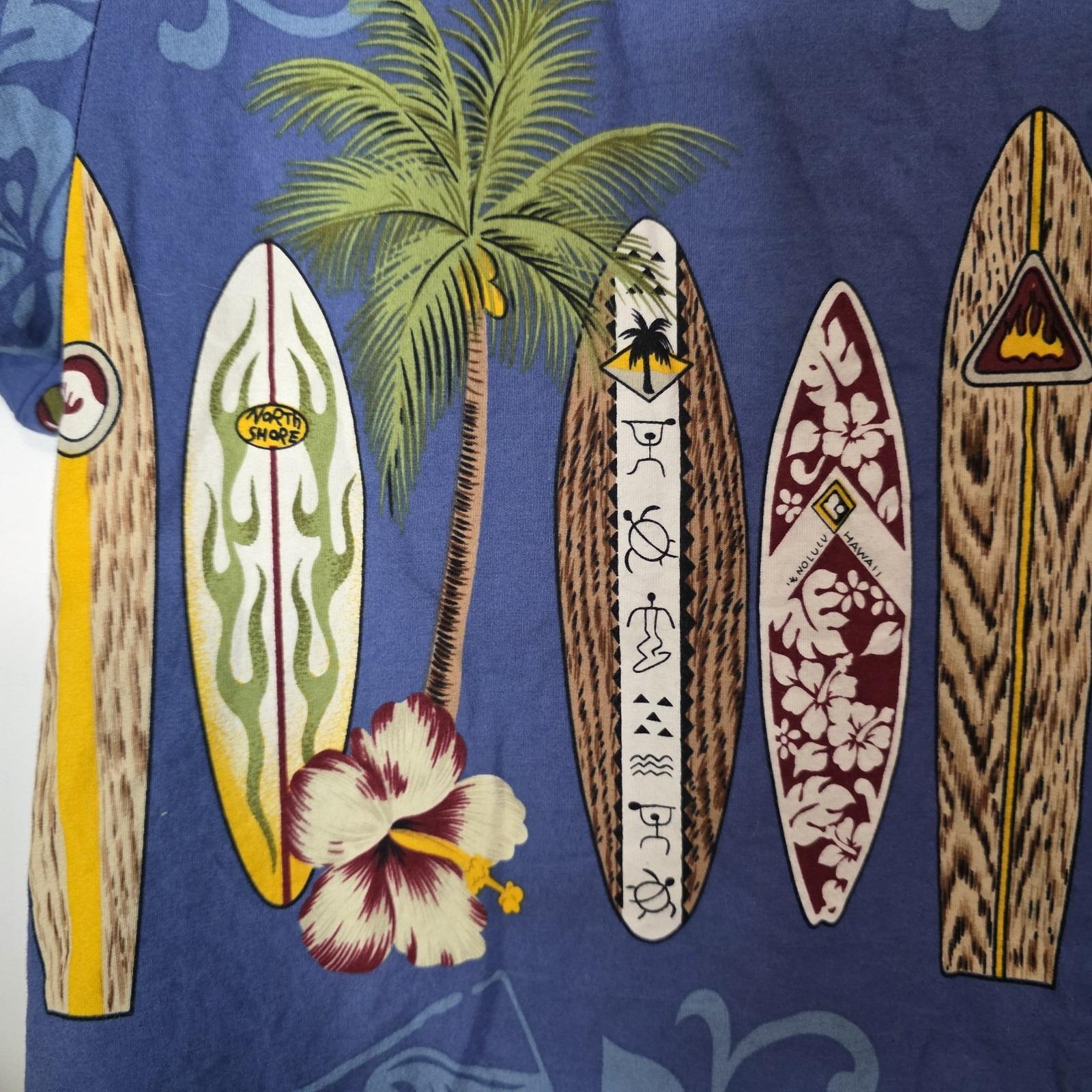 Vintage 1990s Winnie Fashion Hawaiian Shirt Mens XL Surfboard Print ...