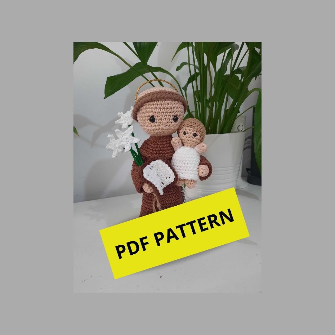 PDF PATTERN (english) Saint Anthony of Padua - Etsy