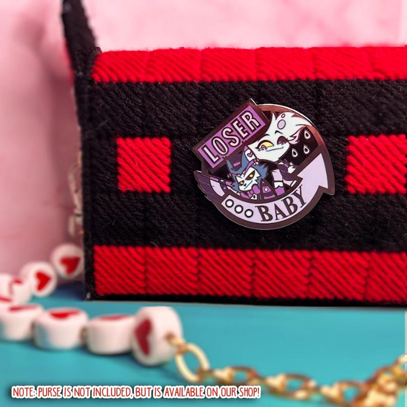 Hazbin Hotel - LOSER BABY/POISON Hard Enamel Pins [2"] - Etsy