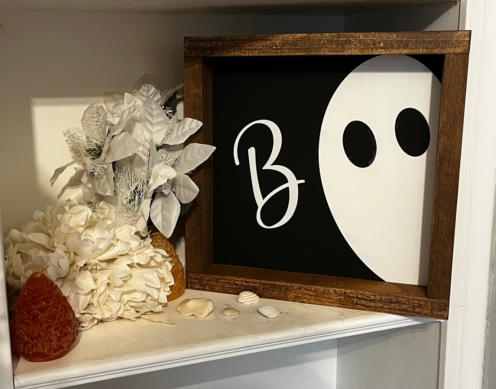 Halloween Sign | Fall Sign | Ghost Sign - Etsy