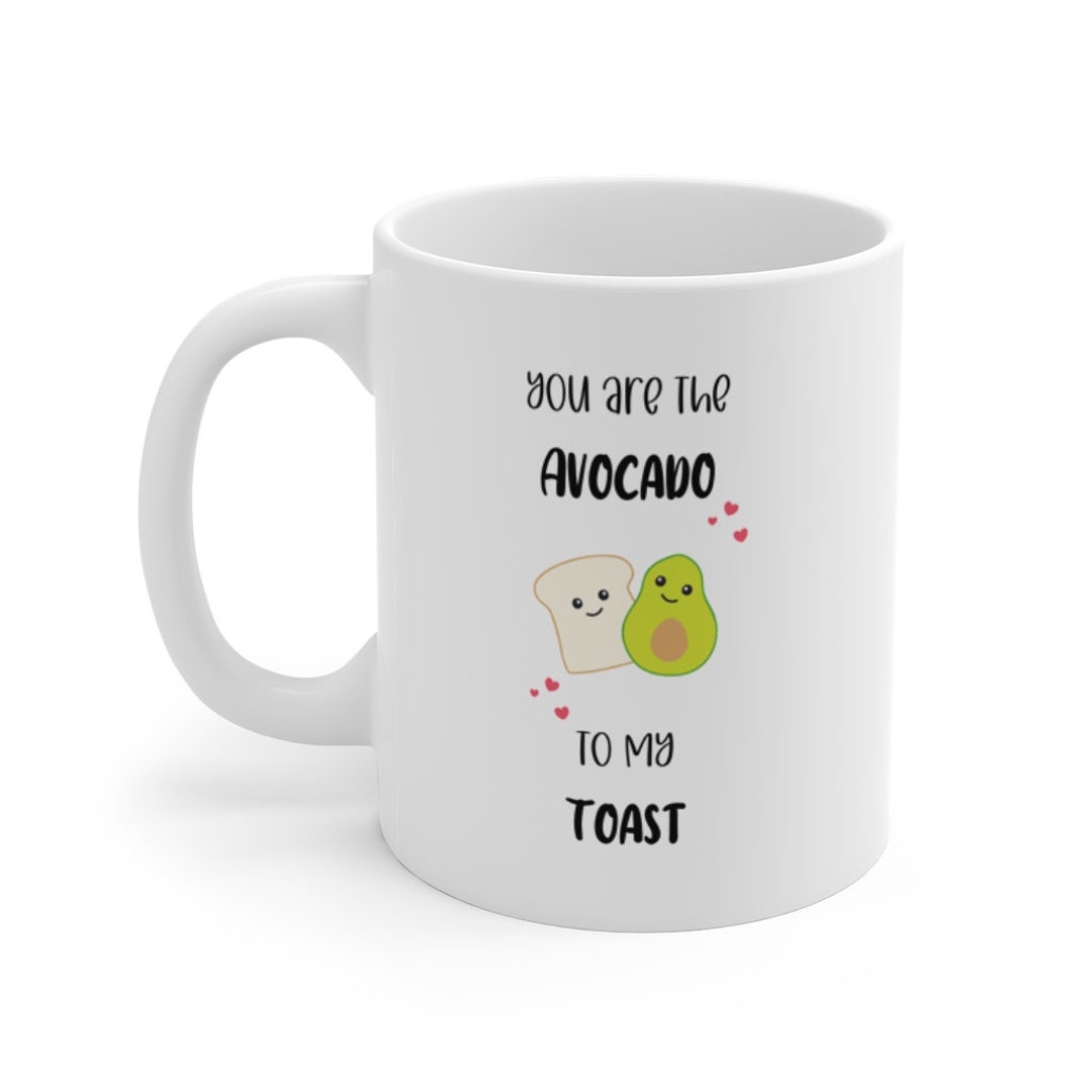 Avocado Lovers Dream: Cute Avocado Toast Mug Brunch Vibes Mug - Etsy