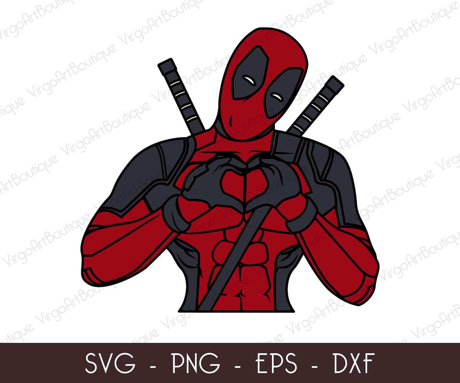 Deadpool Svg Png Eps Dxf Instant Download | Etsy
