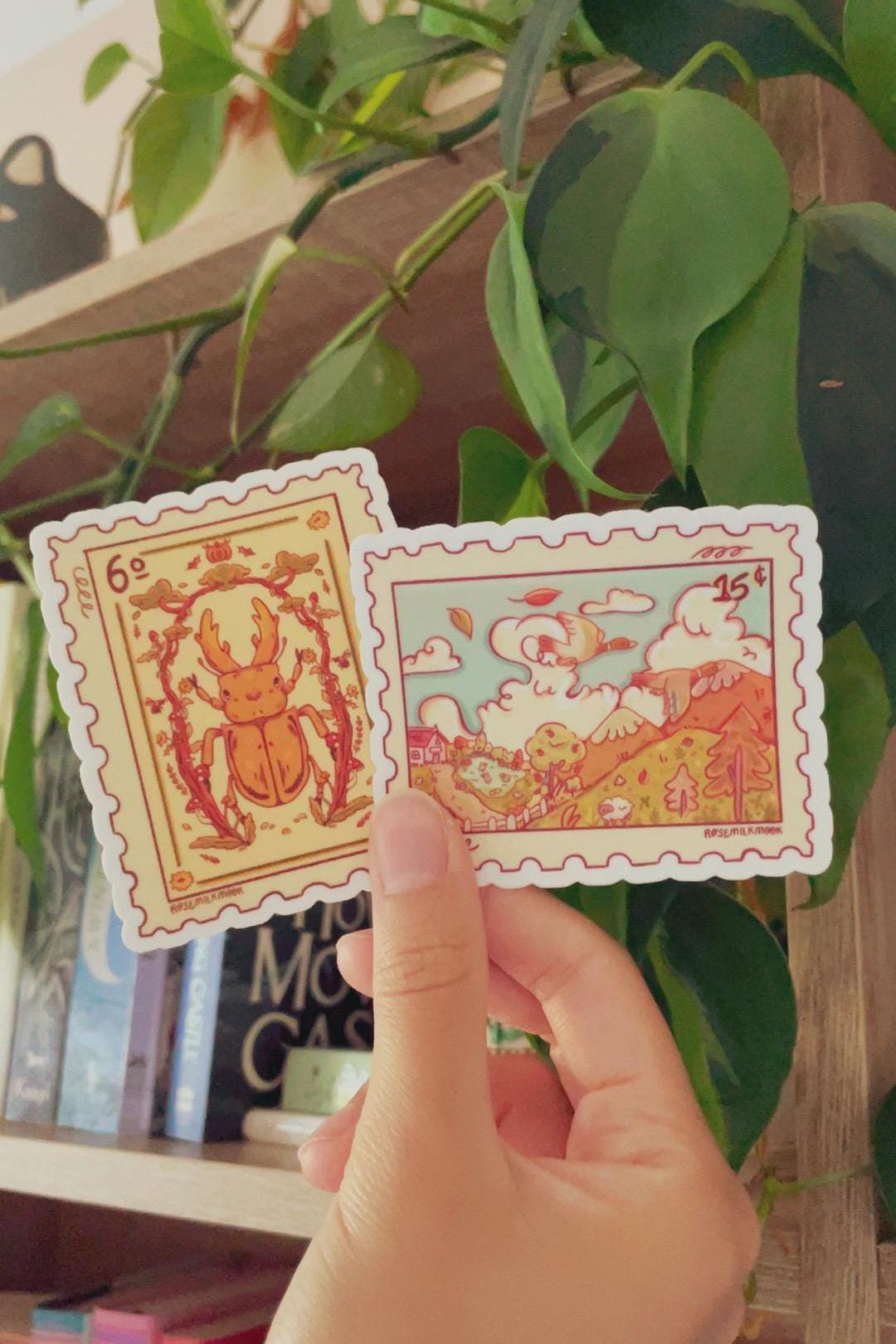 Cute Beetle and Duck Sticker -cute Duck Sticker- Laptop Water ...