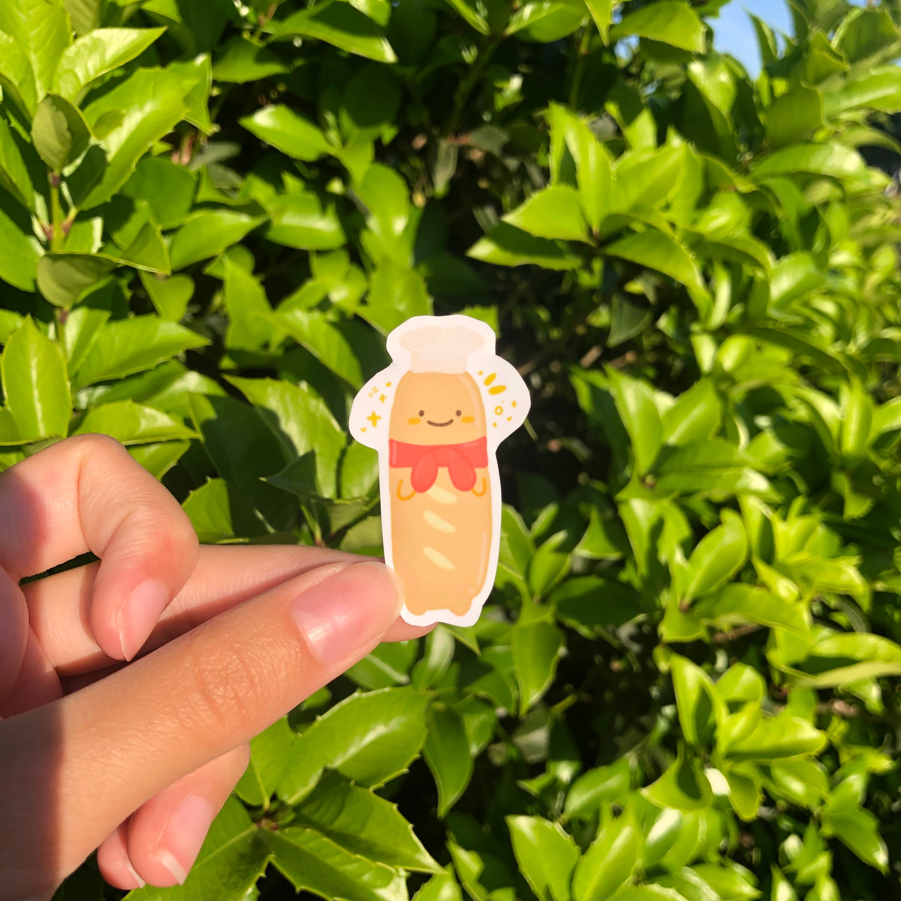 Freshy Boy Breadstick Sticker Kawaii Bread Sticker Awkward | Etsy