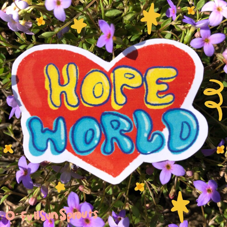HOPE WORLD Hope World Album Sticker J-hope Album Sticker - Etsy