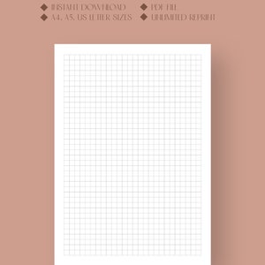 Grid Note Taking Template Grid Essentials Lecture Note | Etsy