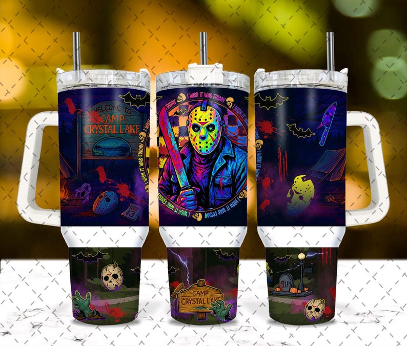 2025 Horror Characters 40oz Wrap Png, Horrorfilme 2025 40oz Tumbler Png ...