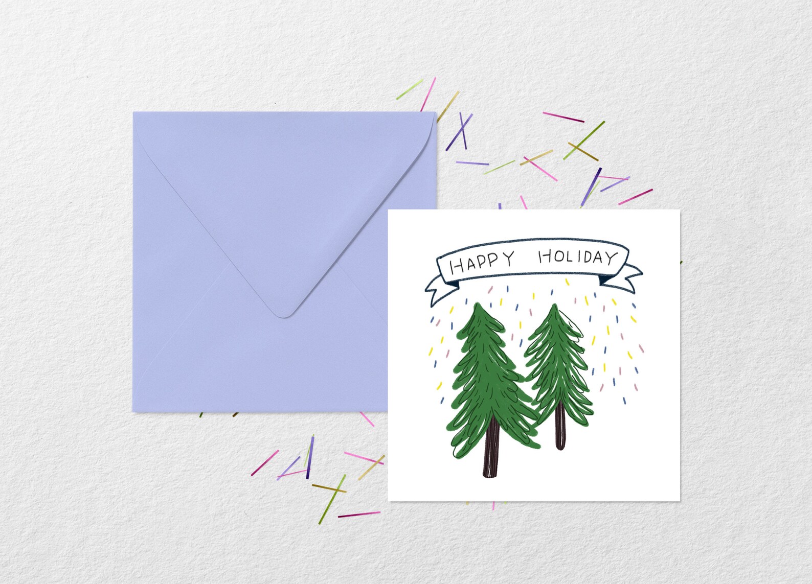 Christmas Folding Card Printable 5X7 Digital Download Blank | Etsy