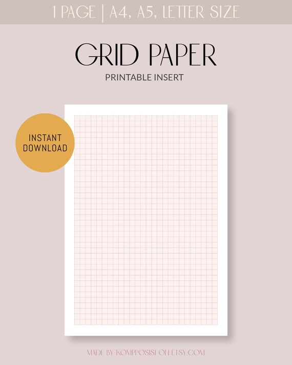 Grid Note Taking Template Grid Essentials Lecture Note - Etsy