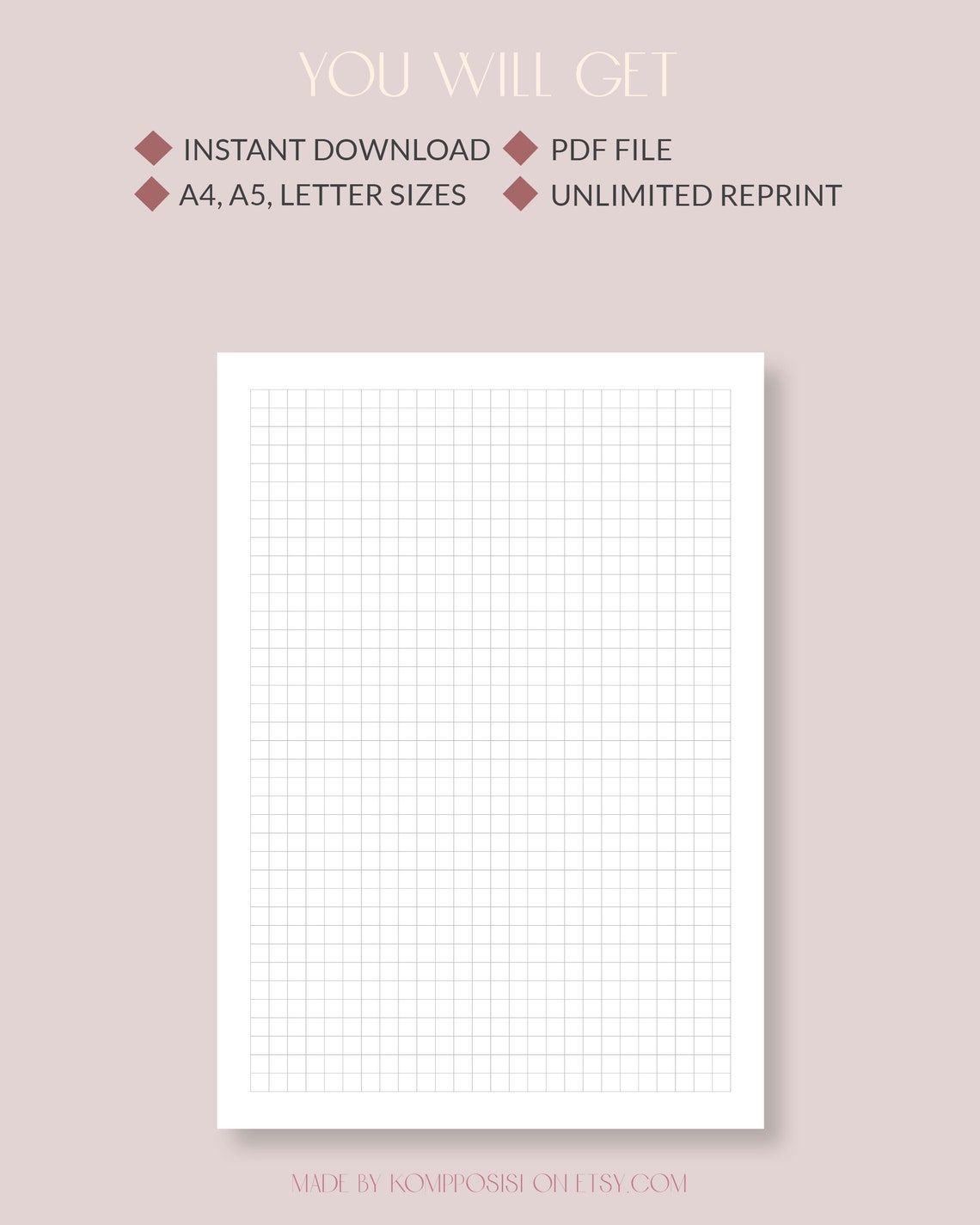 Grid Note Taking Template | Grid Essentials | Lecture Note | Grid Note ...