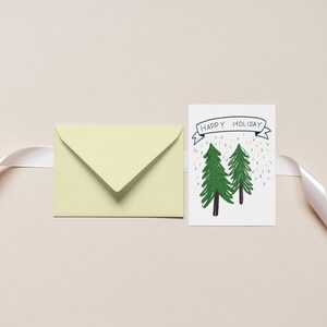 Christmas Folding Card Printable 5X7 | Digital Download Blank Holiday ...