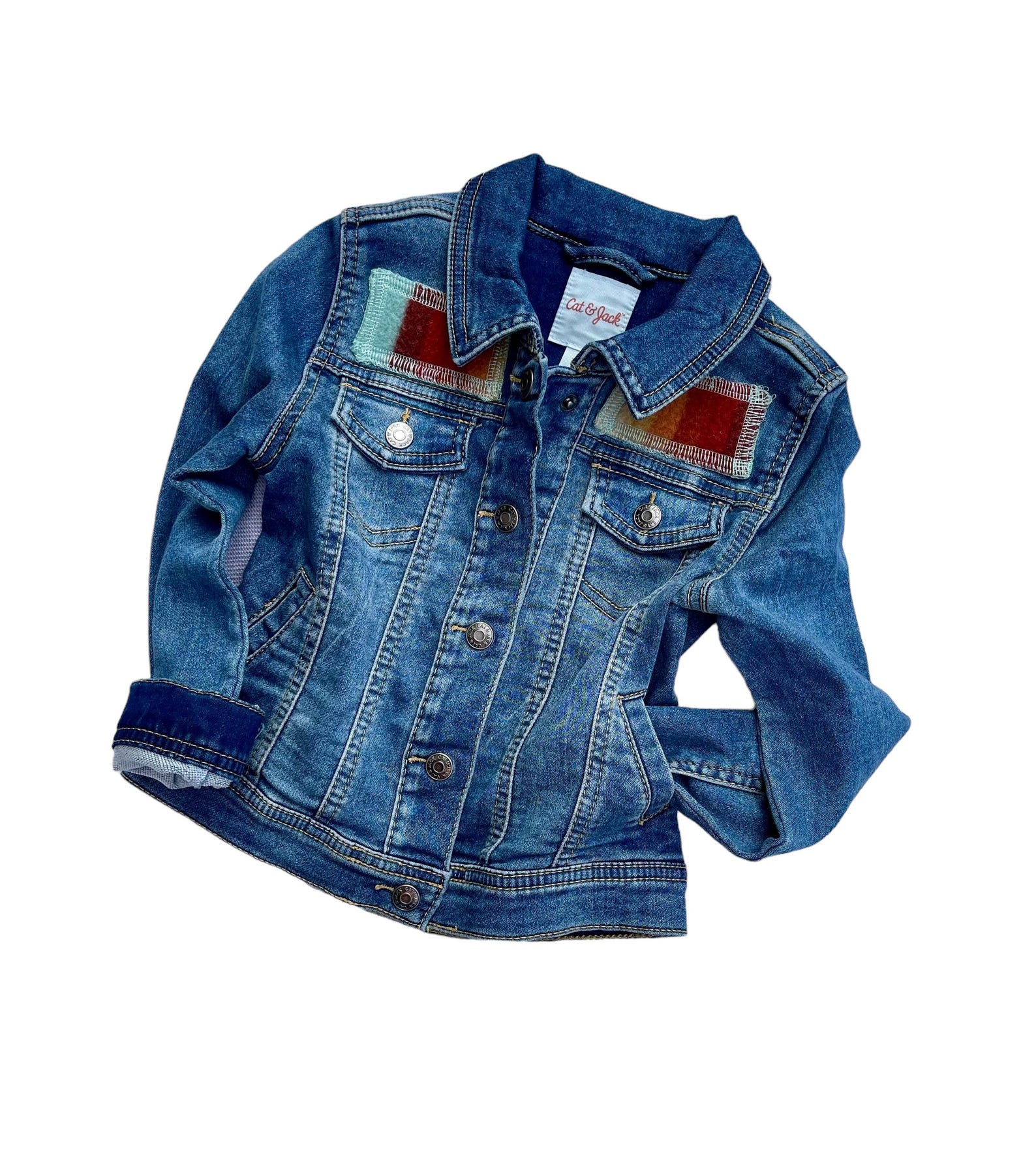 Toddler 4T Denim Jacket With Pendleton® Wool - Etsy