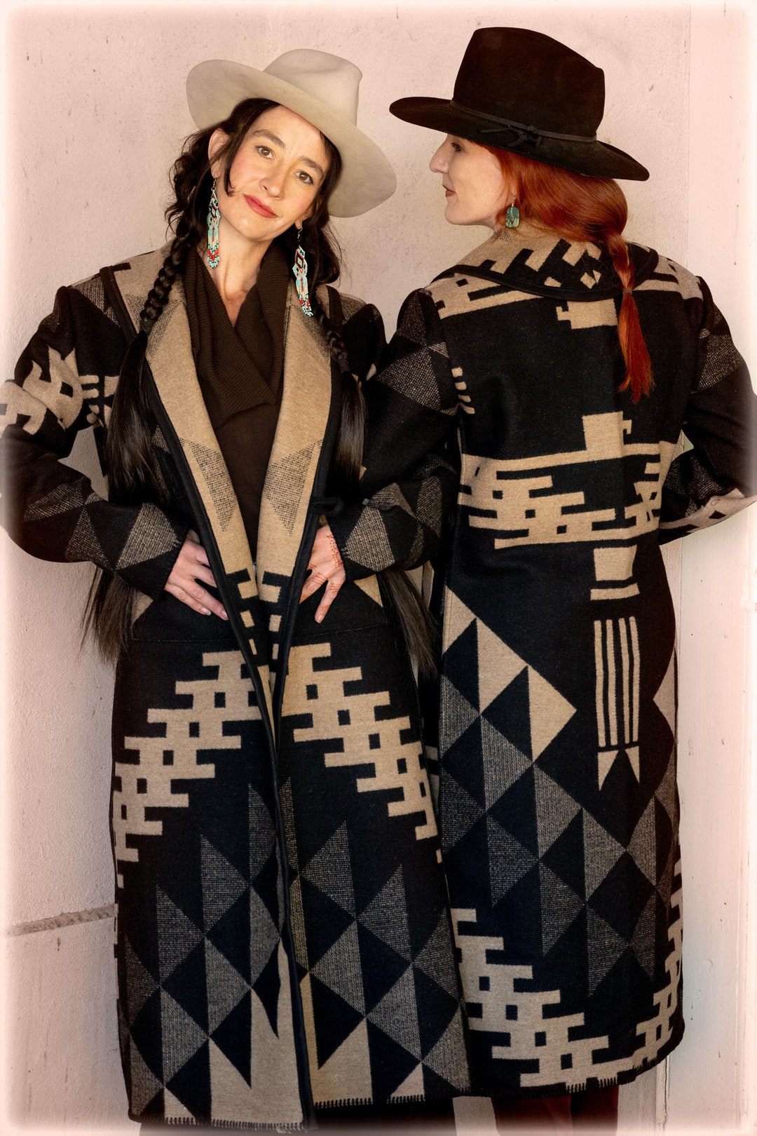 Pendleton Wool Thunderbird Mountain Long Coat Duster - Toggle Closure ...