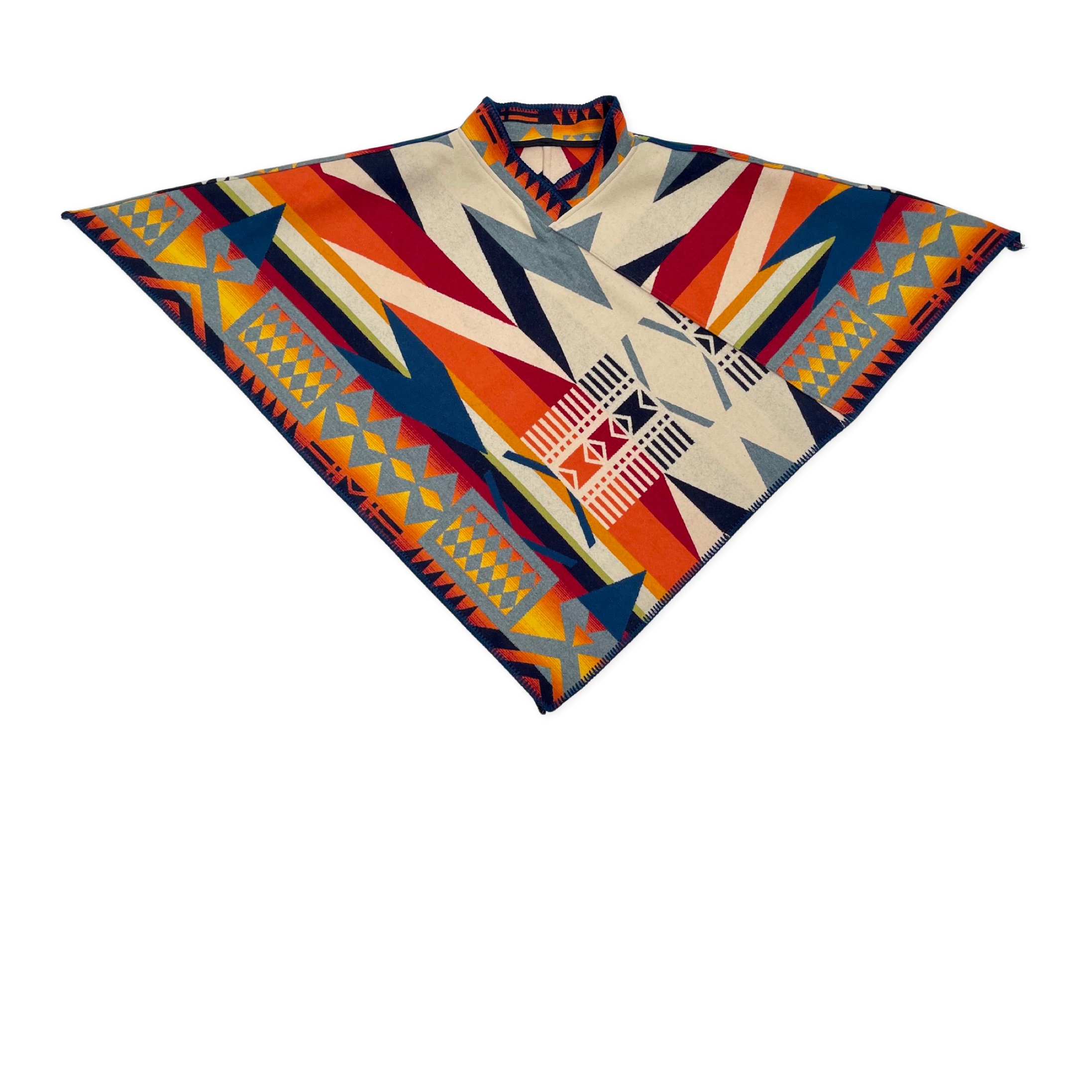 Fire Legend Wool Poncho, Pendleton® Wool Fire Legend Blanket, Pull-over ...