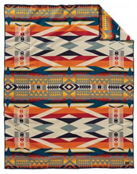 Fire Legend Wool Poncho, Pendleton® Wool Fire Legend Blanket, Pull-over ...