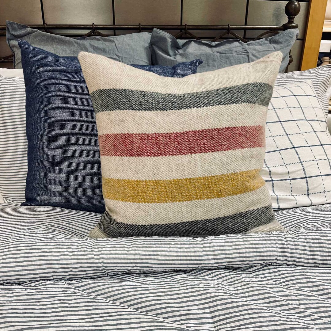 Wool Pillow Cover Made With Pendleton® Eco-wise Wool Glacier Park ...