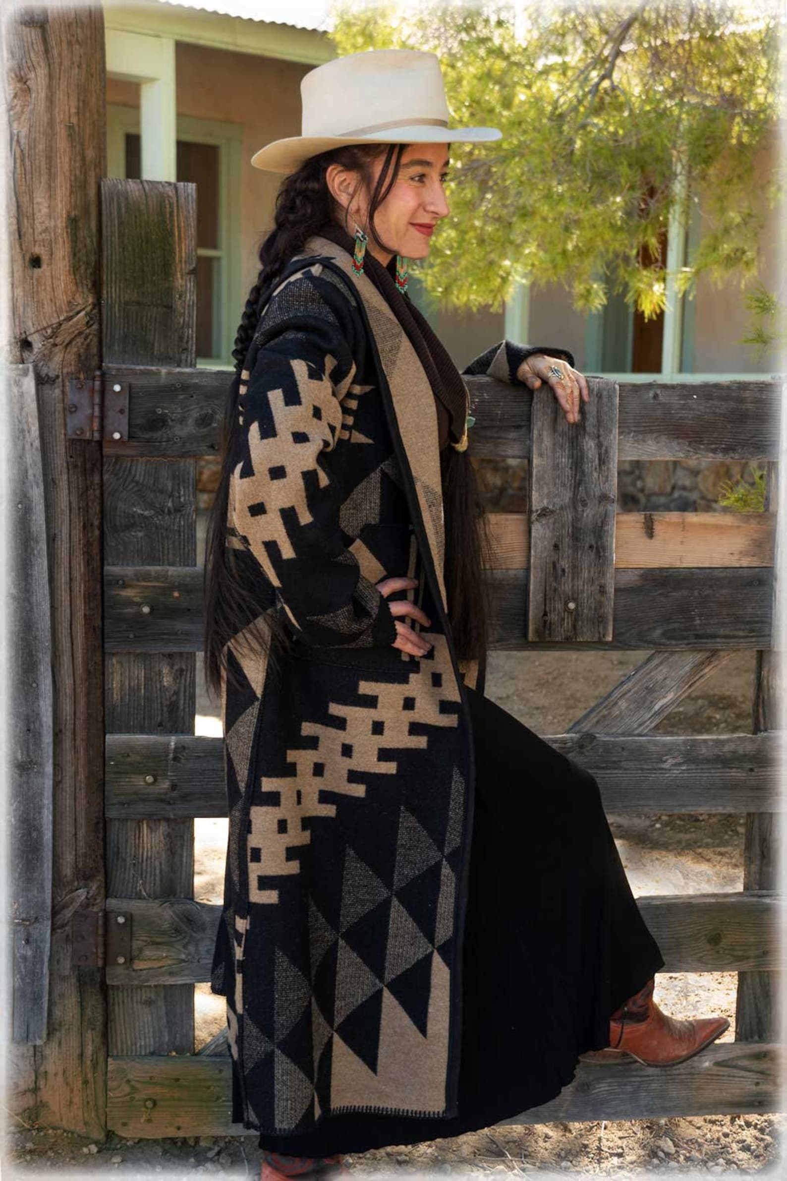 Pendleton Wool Thunderbird Mountain Long Coat Duster - Toggle Closure ...