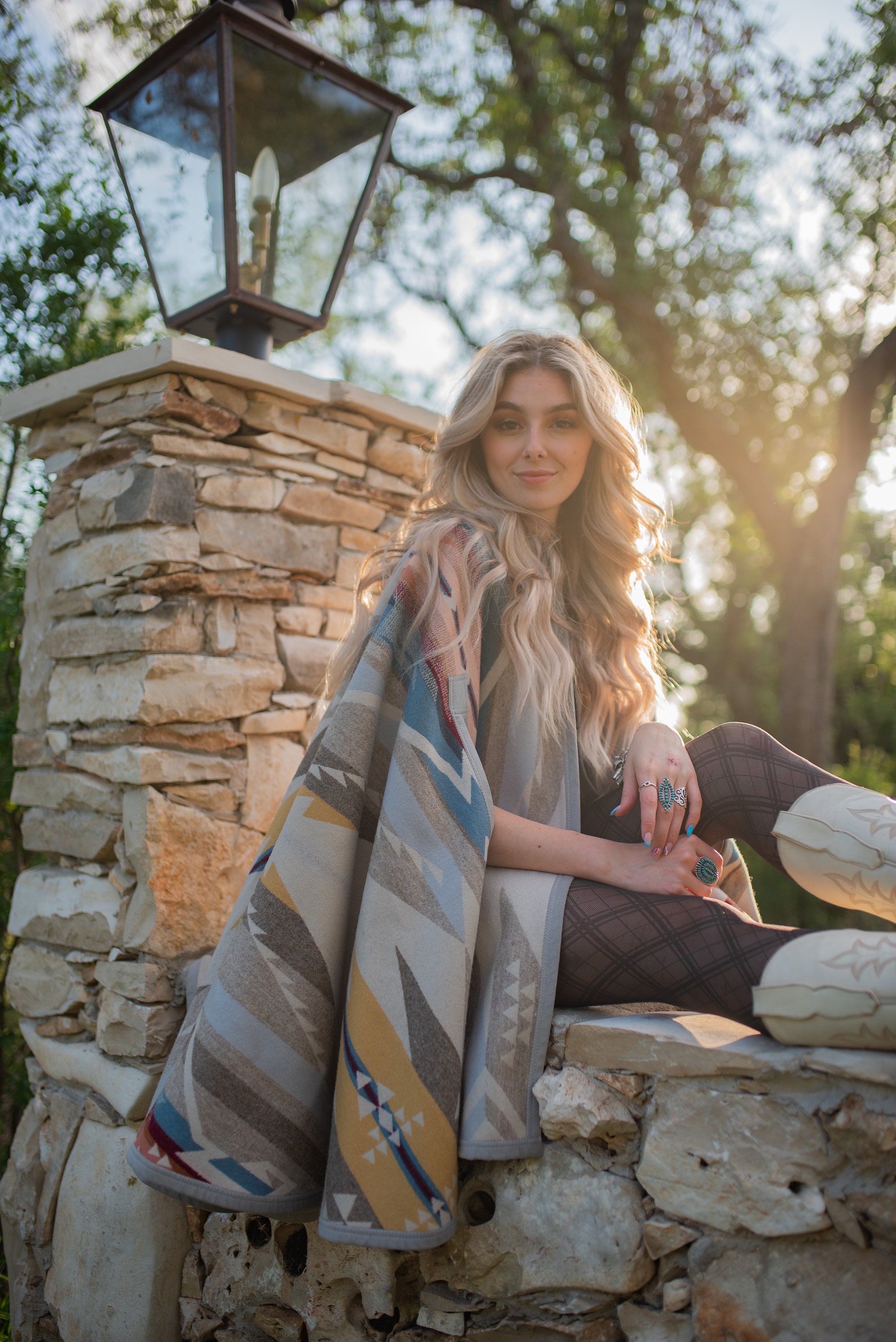 White Sands Cape - Pendleton® Wool Blanket Cape - Reversible - Etsy