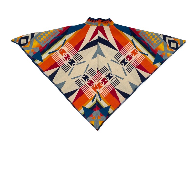 Fire Legend Wool Poncho, Pendleton® Wool Fire Legend Blanket, Pull-over ...