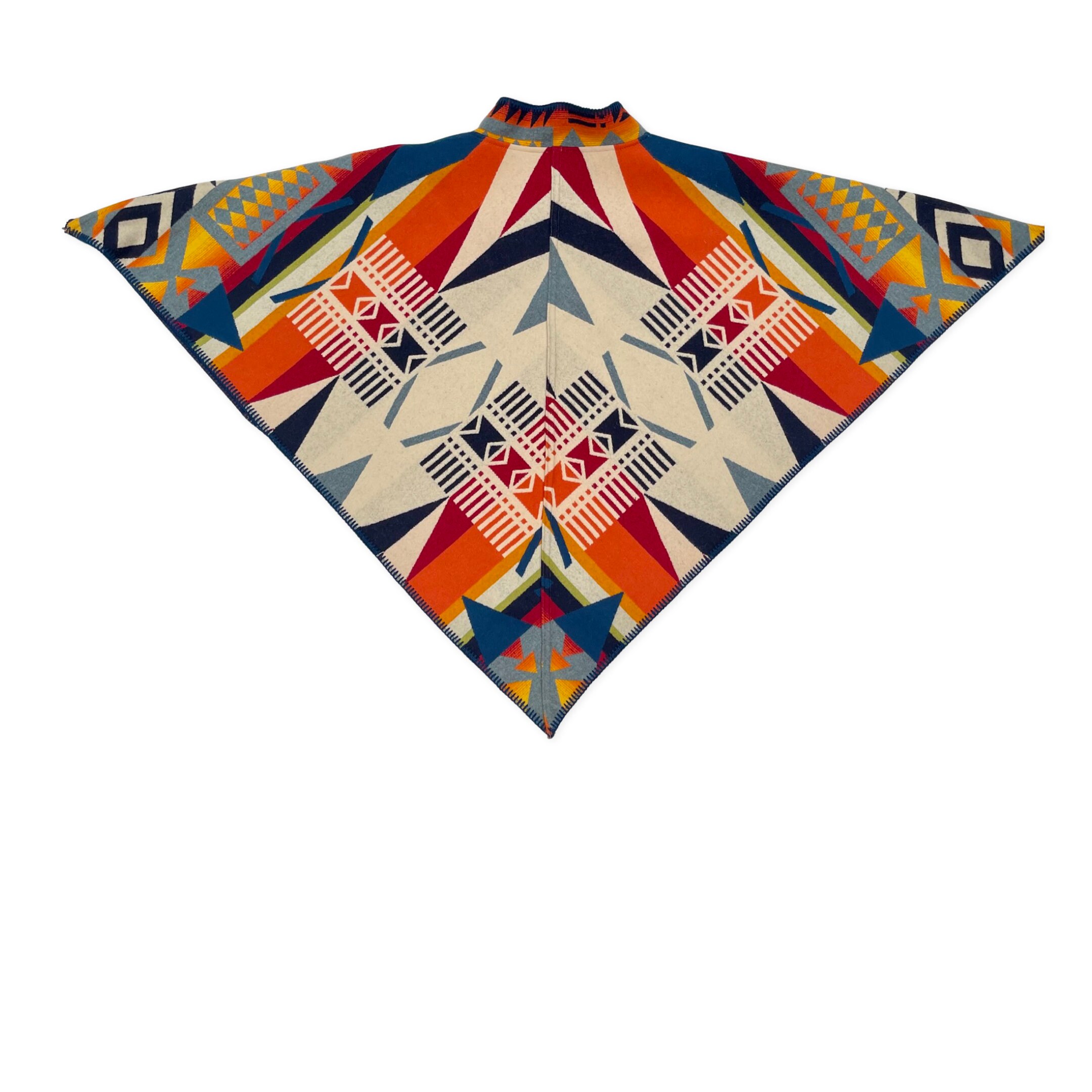 Fire Legend Wool Poncho, Pendleton® Wool Fire Legend Blanket, Pull-over ...