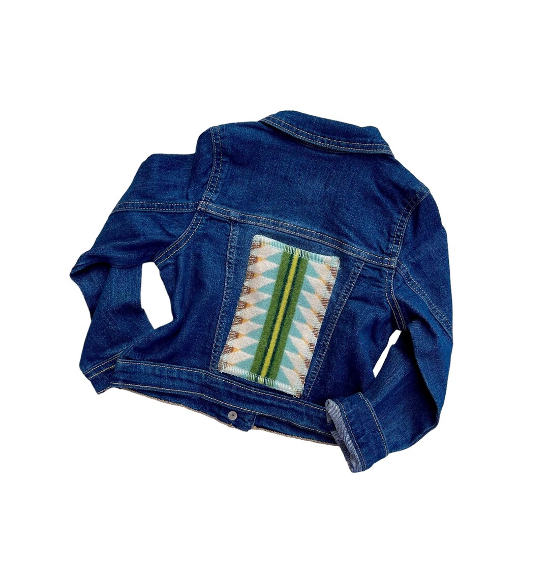 Toddler 4T - Denim Jacket With Pendleton® Wool - Etsy