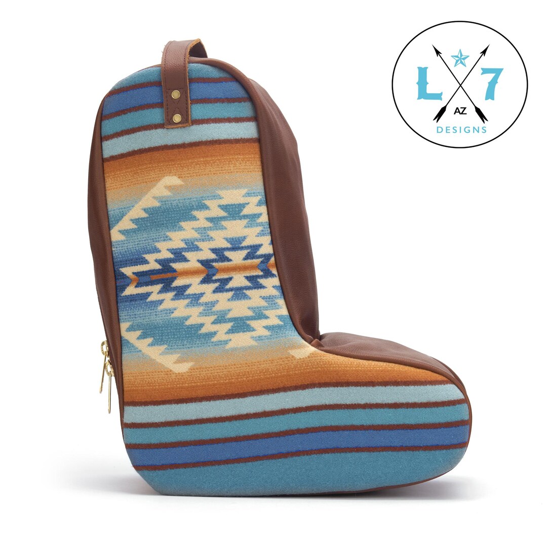Pagosa Springs Leather Boot Bag - Etsy