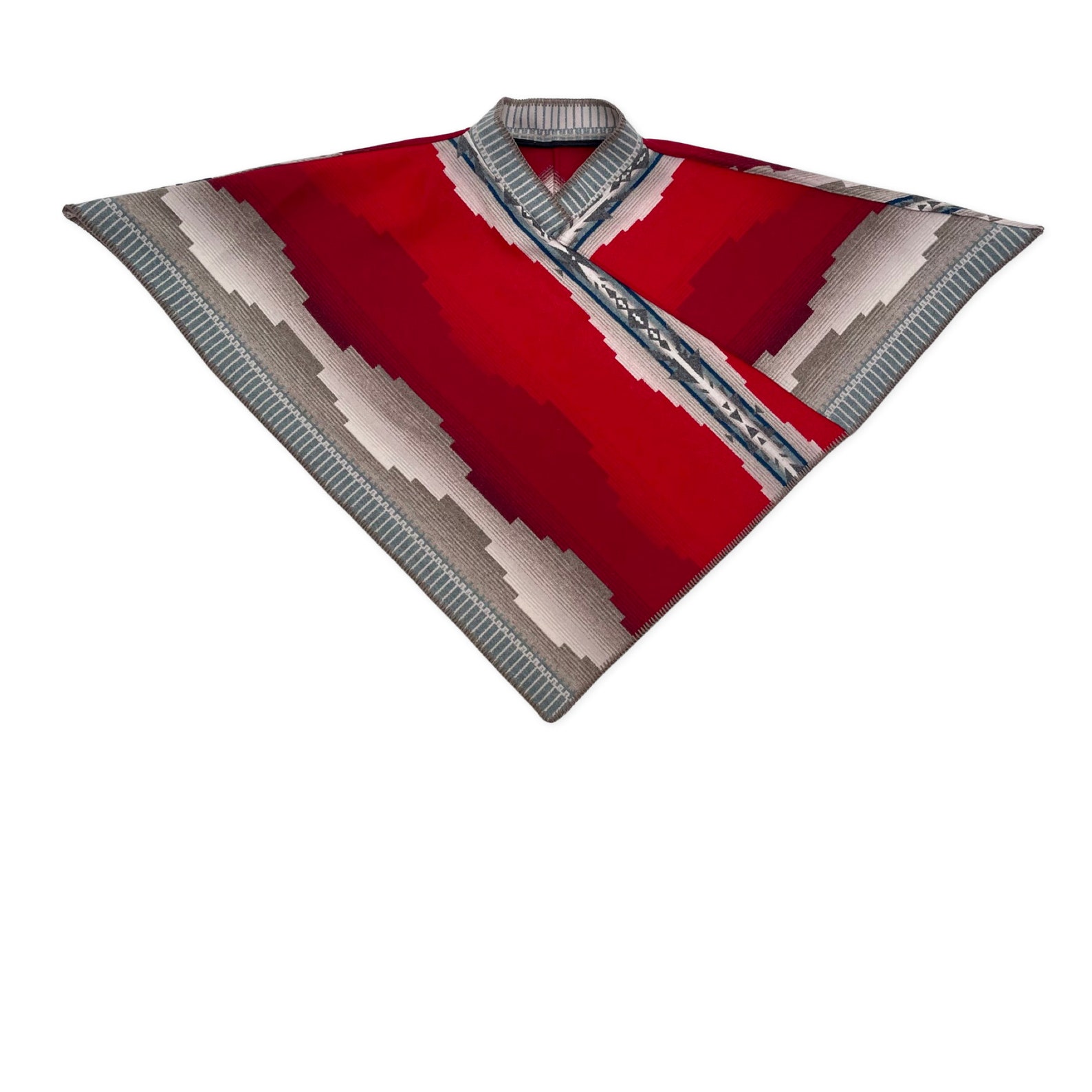 Pendleton Wool Poncho: Alamosa Blanket, Reversible Sleeveless Style - Etsy