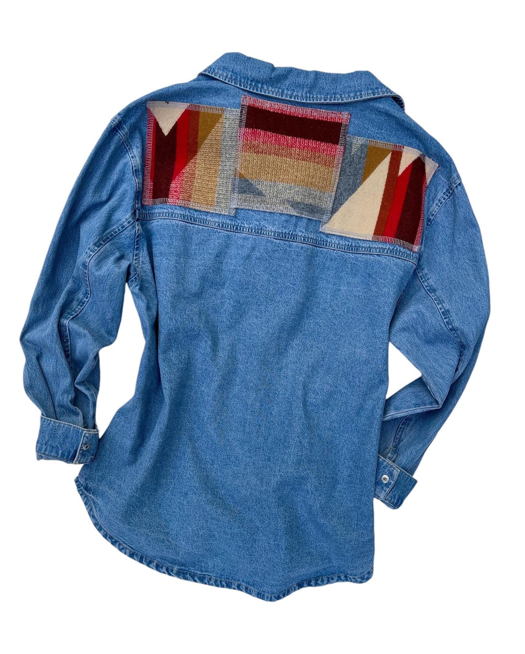 Size: S - Denim Shacket With Pendleton Wool - Shirt-jacket - Wyeth ...