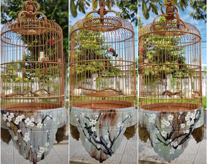 Bird Cage Torikago Print, Kasamatsu Shiro Art, Japanese Ukiyo-e ...