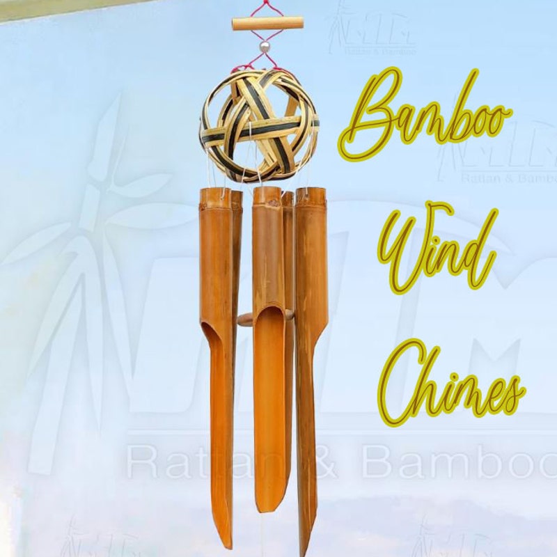 Bamboo Wind Chime - Etsy