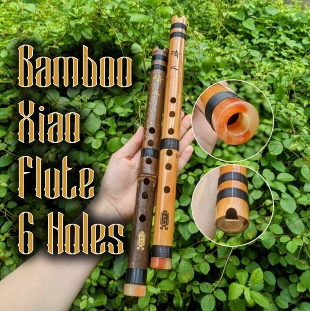 Chinese Bamboo Short Flute 6 Holes. Sound Standard to Match the Beat ...