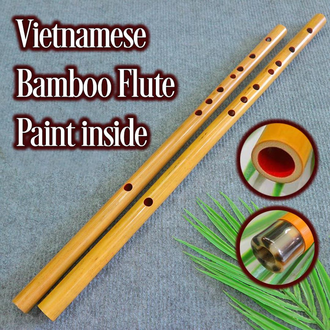 Vietnamese Bamboo Flute Paint Inside, Anti-termite. Made From the Best ...