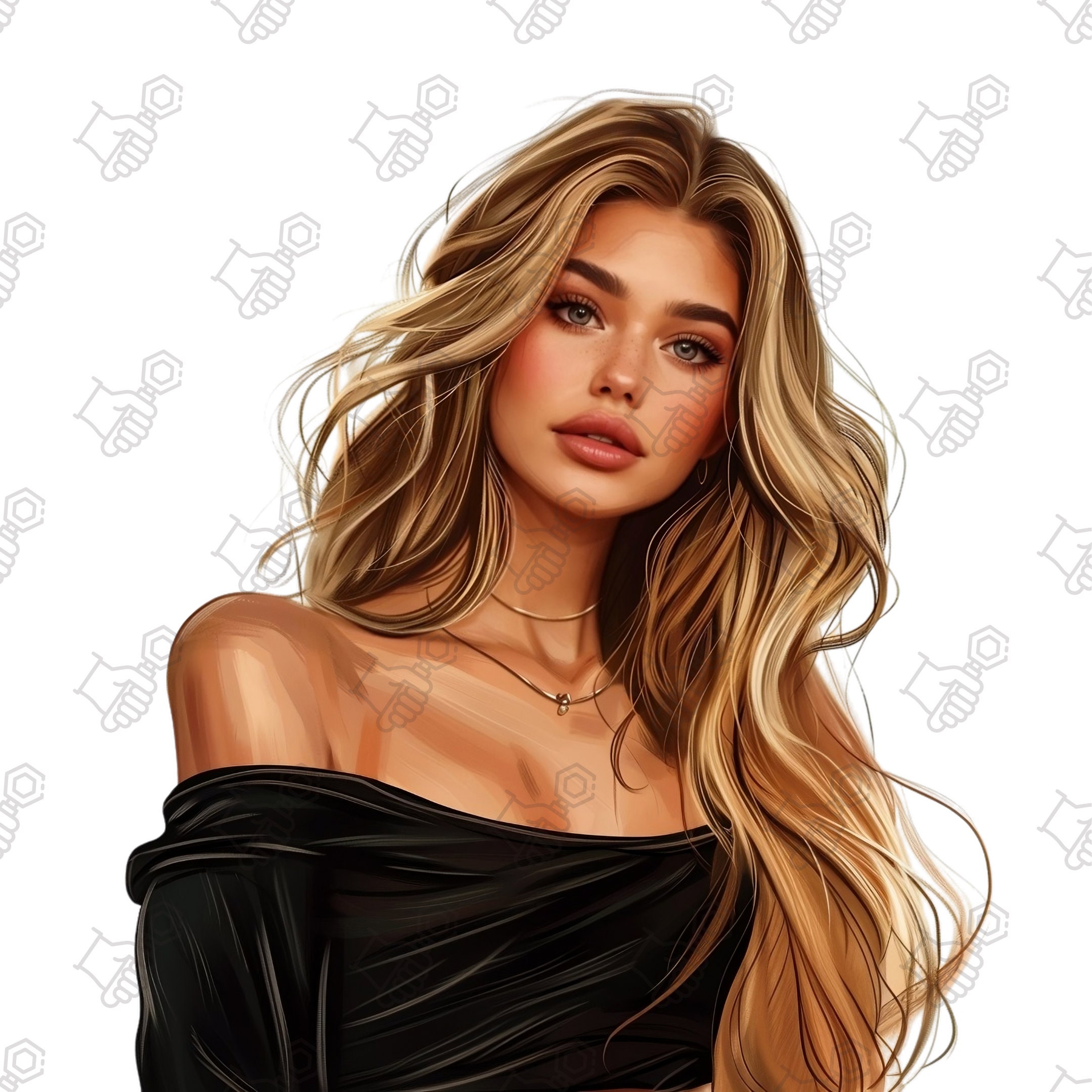 Fashion Girl Clipart Woman Clipart Fashion Girl Png Girl Clip Art Girl Illustration Blonde