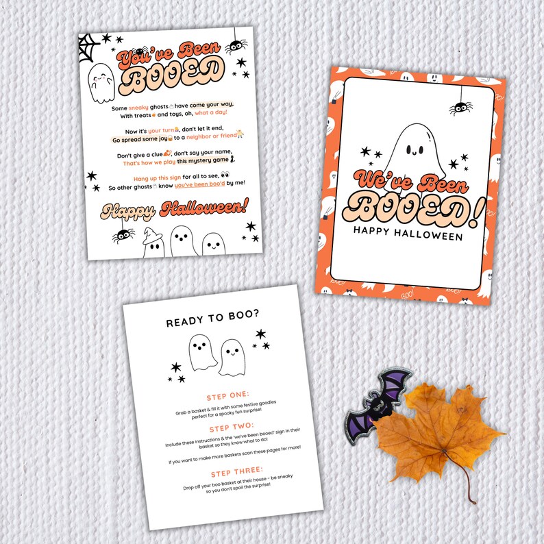 You've Been Booed Printable We've Been Booed Halloween Printable ...