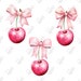 Cherry With Bow PNG, Watercolor Cherry With Bow Clipart, Cherry Bow PNG ...