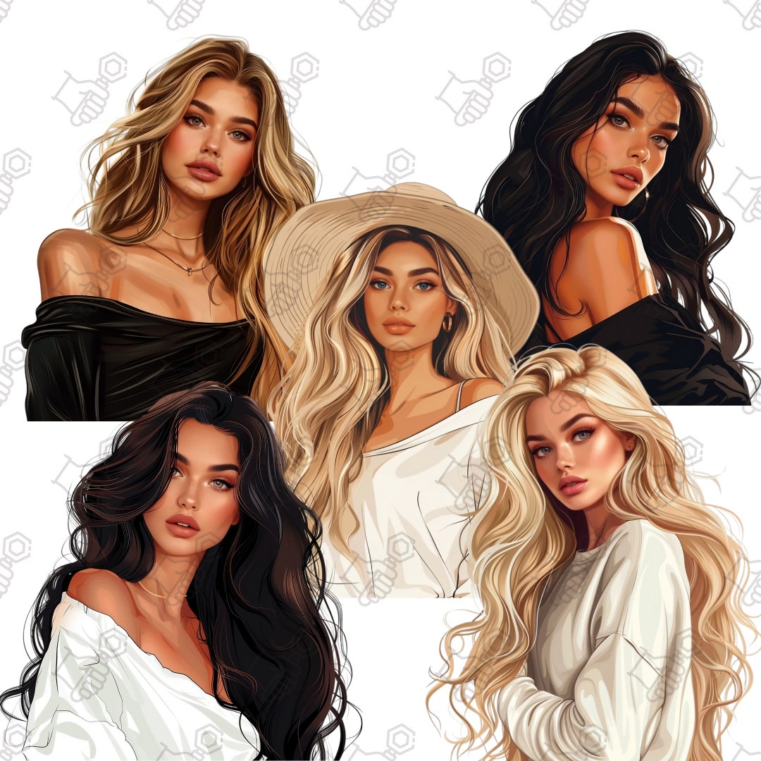 Fashion Girl Clipart, Woman Clipart, Fashion Girl PNG, Girl Clip Art ...