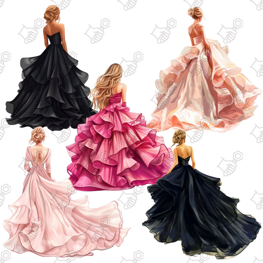 Fashion Girl Clipart, Fashion Clipart, Fashion Illustration, Planner ...