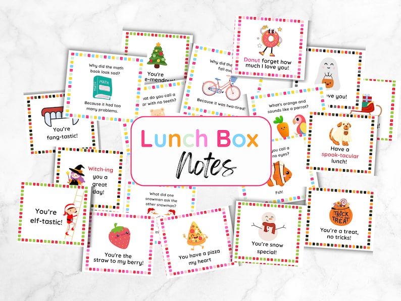 Lunch Box Jokes for Kids, Joke of the Day, Back to School Riddles ...