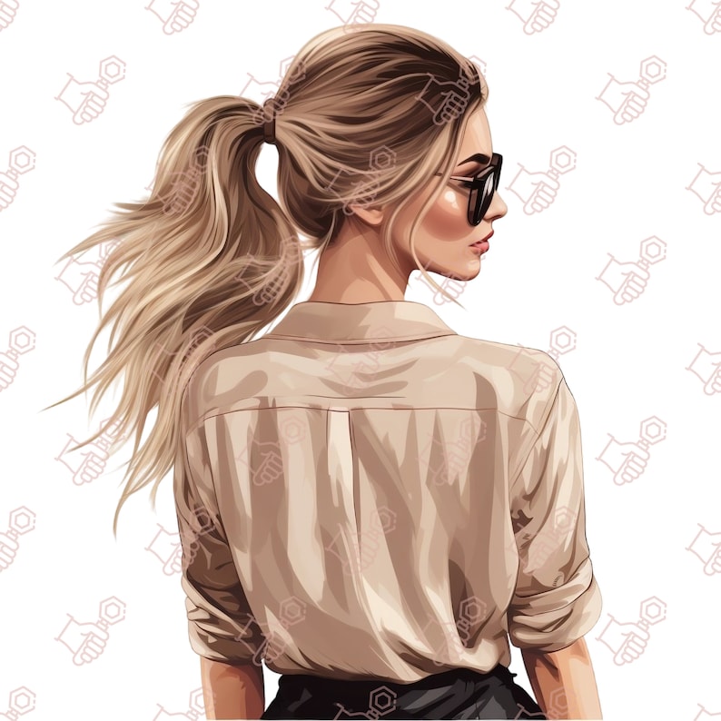 Fashion Girl Clipart Fashion Clipart Fashion Illustration Etsy