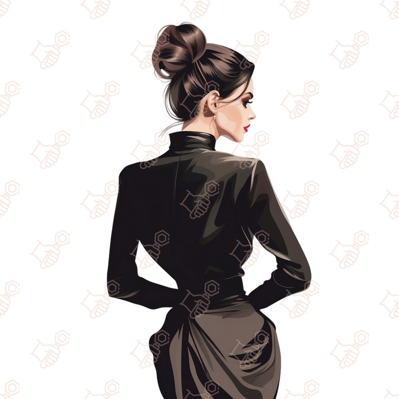 Fashion Girl Clipart, Fashion Woman Clipart, Fashion Clipart, Fashion ...