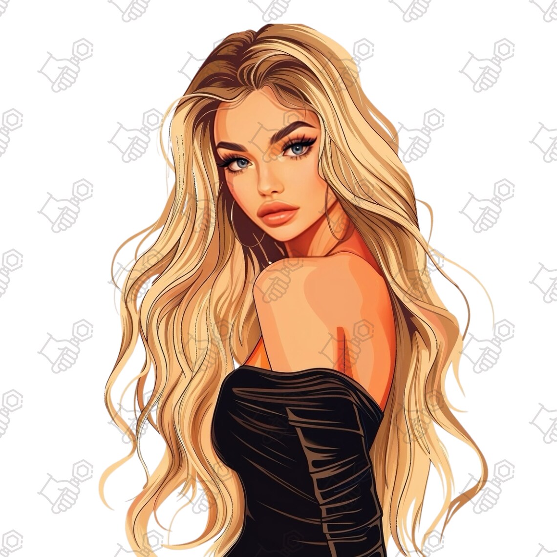 Fashion Girl Clipart, Woman Clipart, Fashion Girl PNG, Girl Clip Art ...