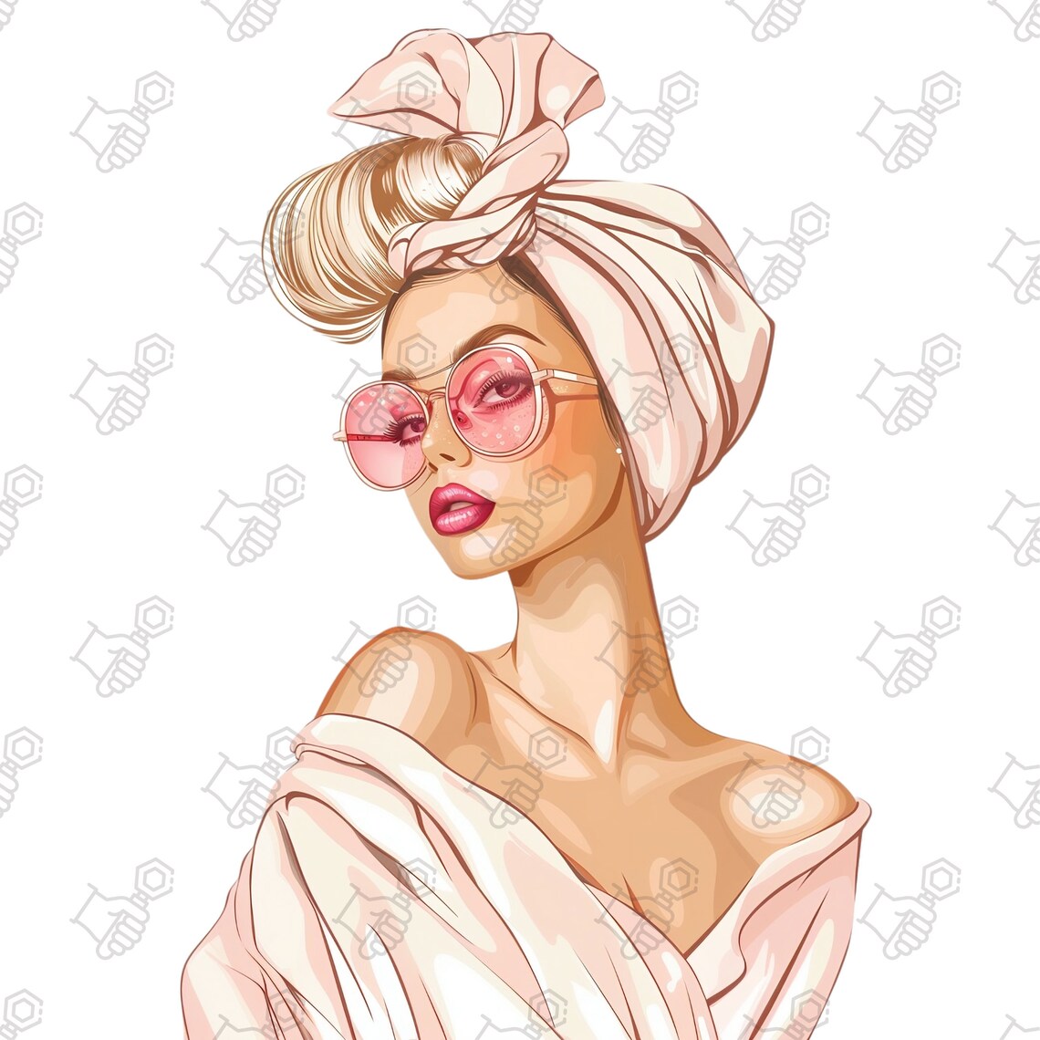 Self Care Clipart, Beauty Clipart, Fashion Girl Clipart, Girls Clipart ...