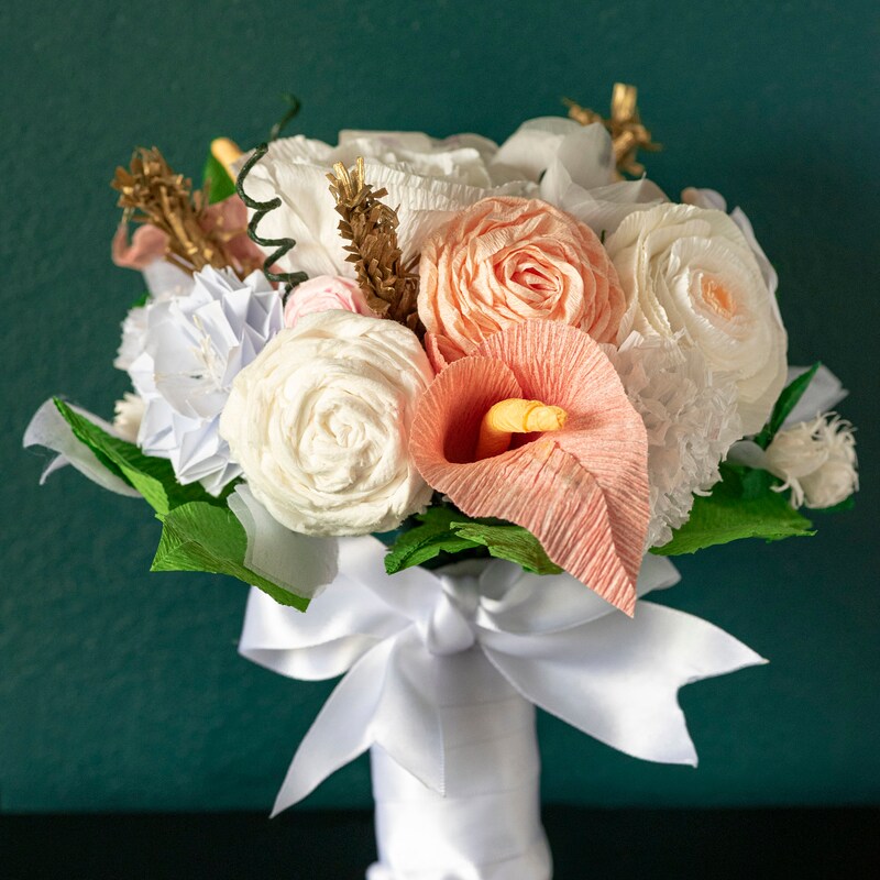 Paper Bridal Bouquet - Etsy