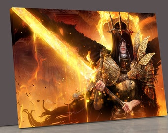 Angel Warrior Poster - Etsy