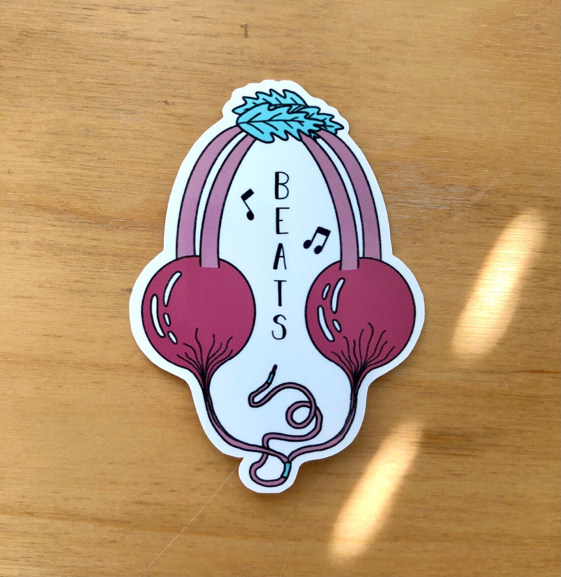 Beats Sticker - Illustrated Sticker - Music Sticker - Melodrawma - Etsy